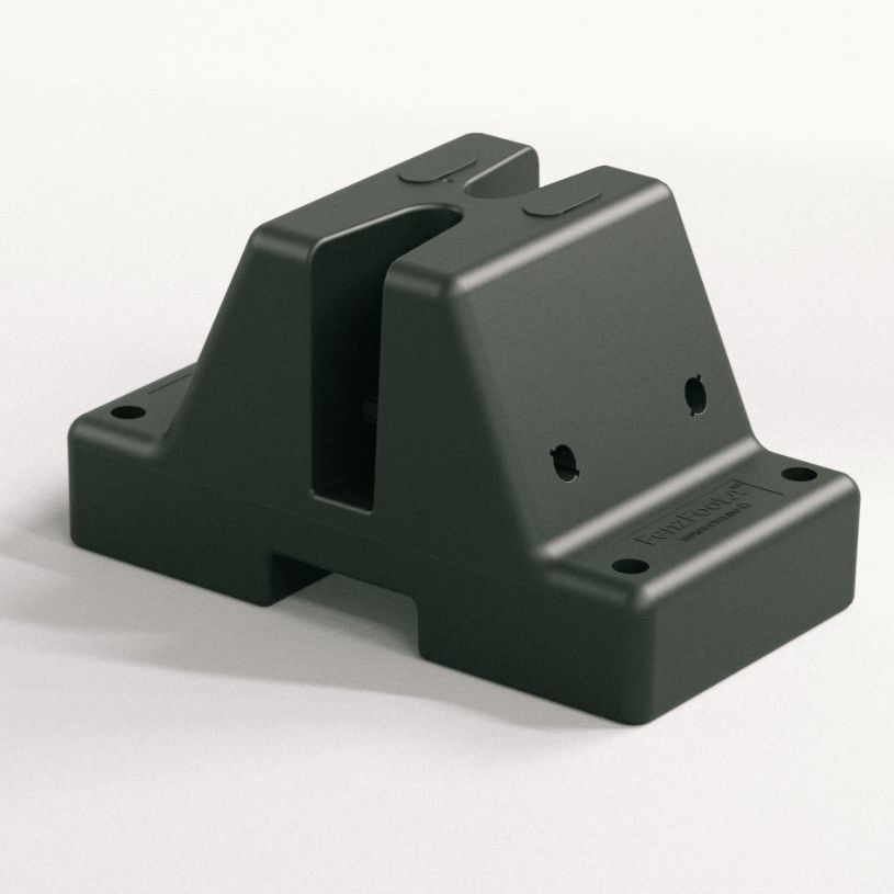 Fencing post base - StraightFoot - FenzFoot GmbH - plastic