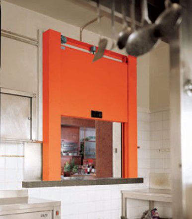 Vertical sliding door industrial door - Endoors - sheet metal ...