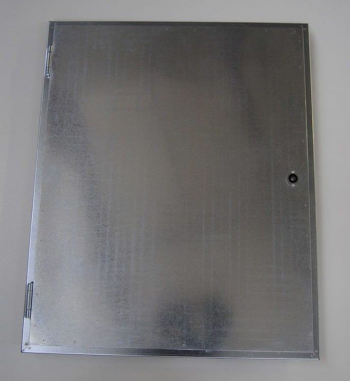 Wall hatch - Shaft - Endoors - rectangular / galvanised steel / built-in