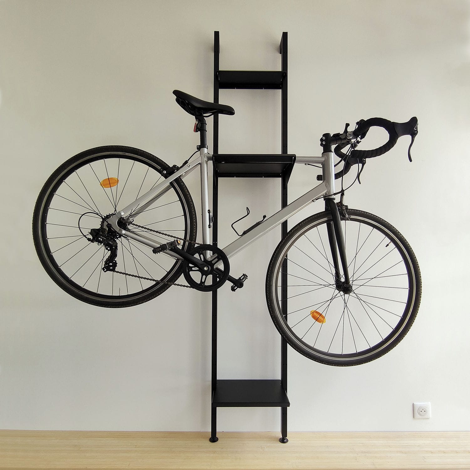 Wall-mounted bike rack - Bretagne Design - thermo-lacquered steel ...