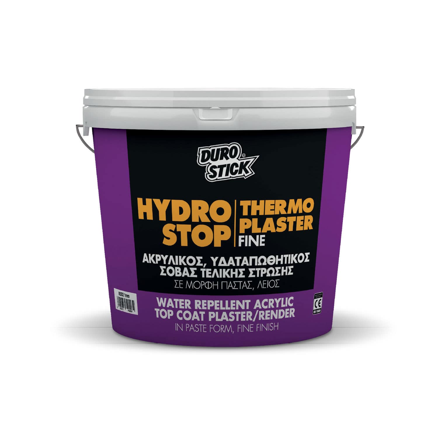 Decorative coating - Hydrostop - DUROSTICK - finishing / indoor / outdoor