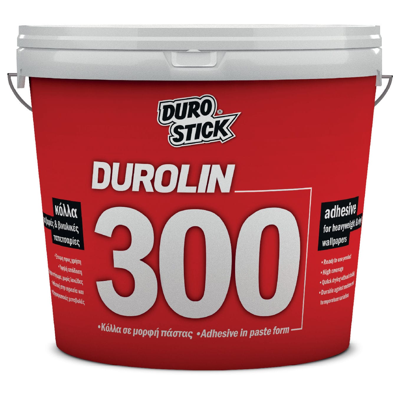 Vinyl glue - Durolin 300 - DUROSTICK - interior / for wall / assembly