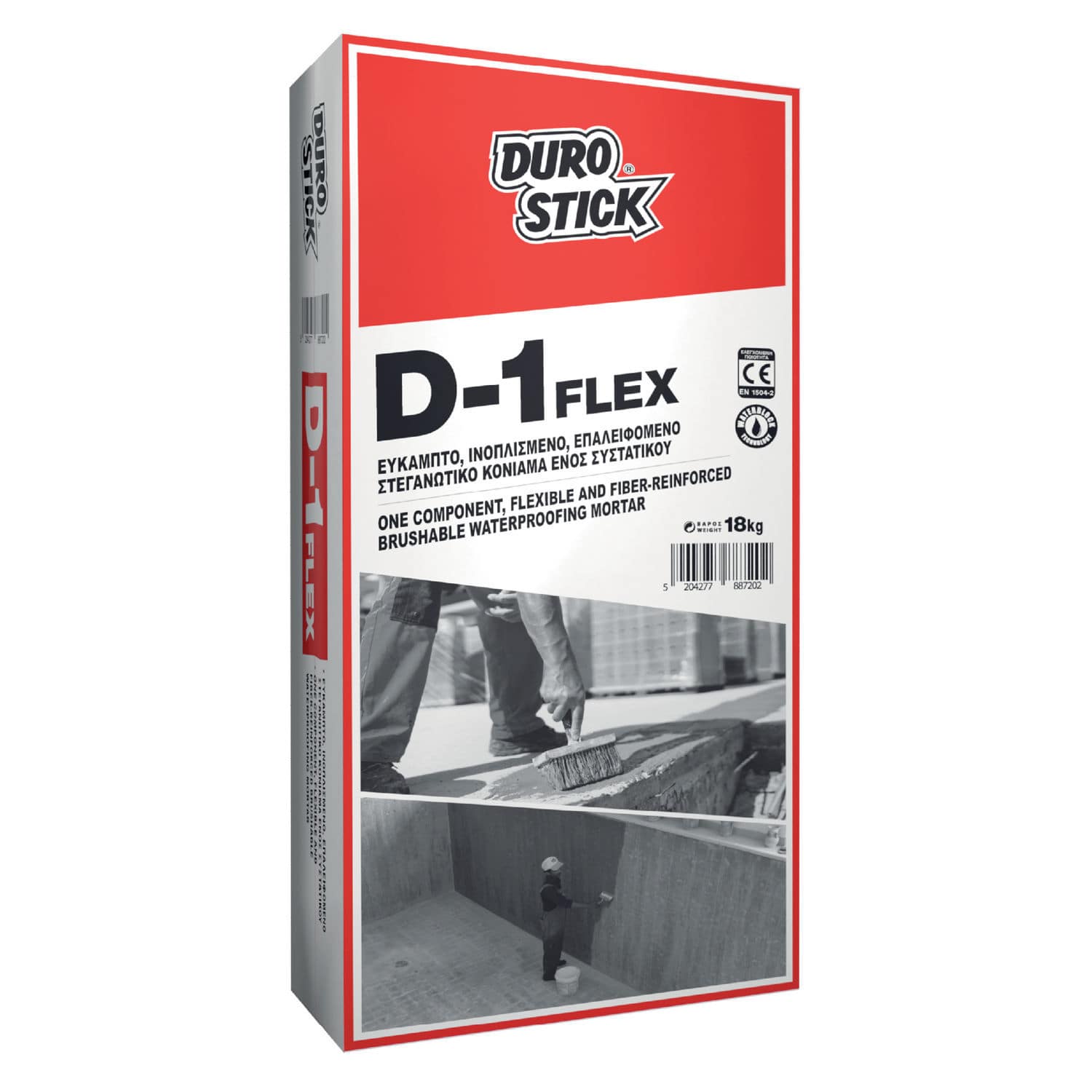 Waterproof mortar - D-1 Flex - DUROSTICK - for aerated concrete / for ...
