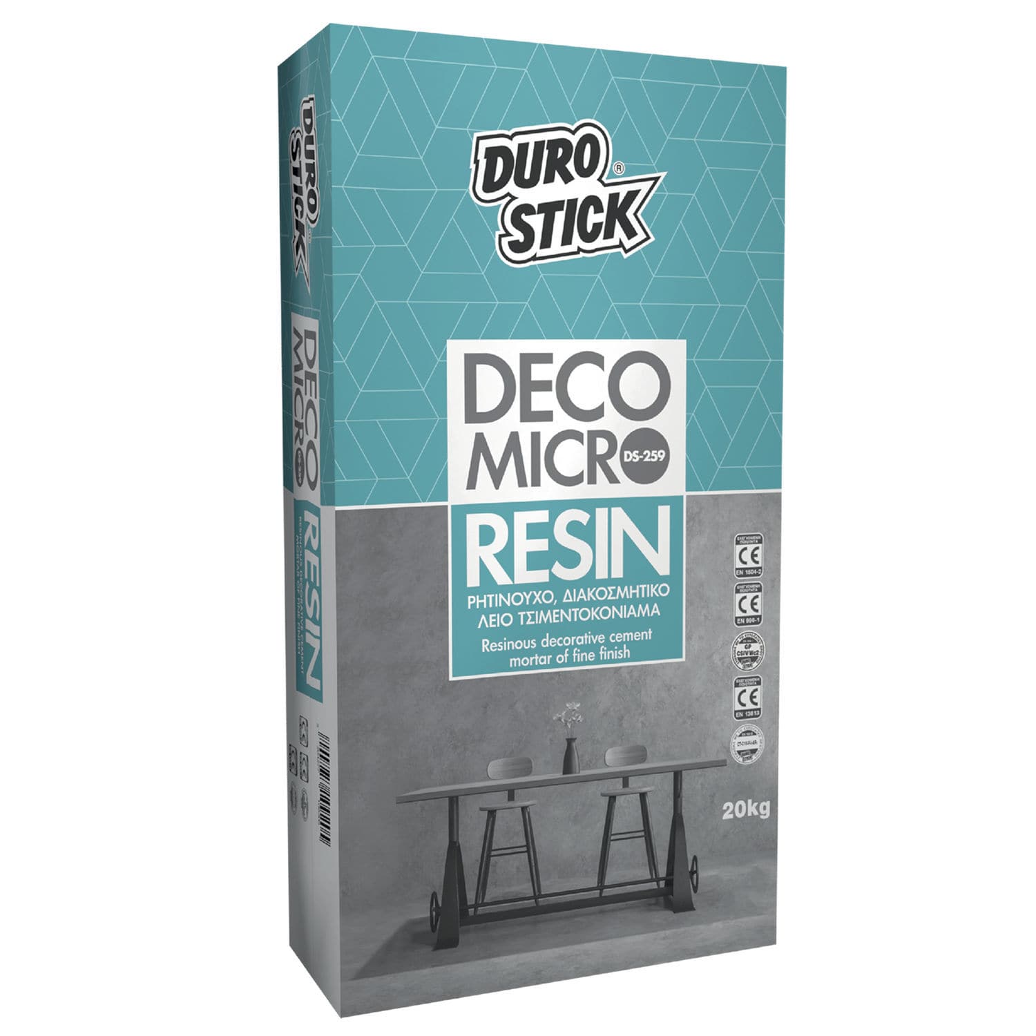 Waterproof mortar - DUROSTICK - finishing / for masonry / for concrete