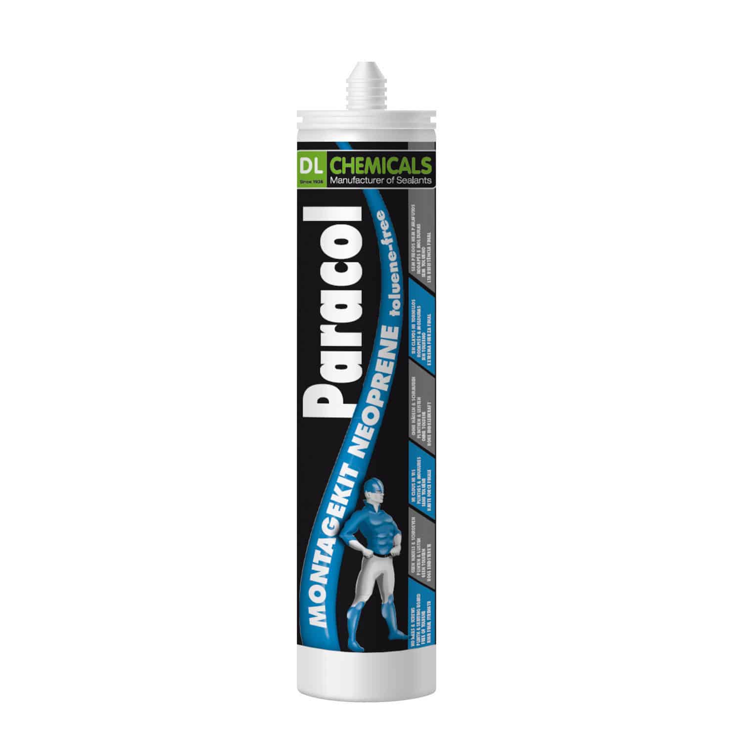 Rubber based glue - PARACOL MONTAGEKIT NEOPRENE - DL Chemicals - for ...