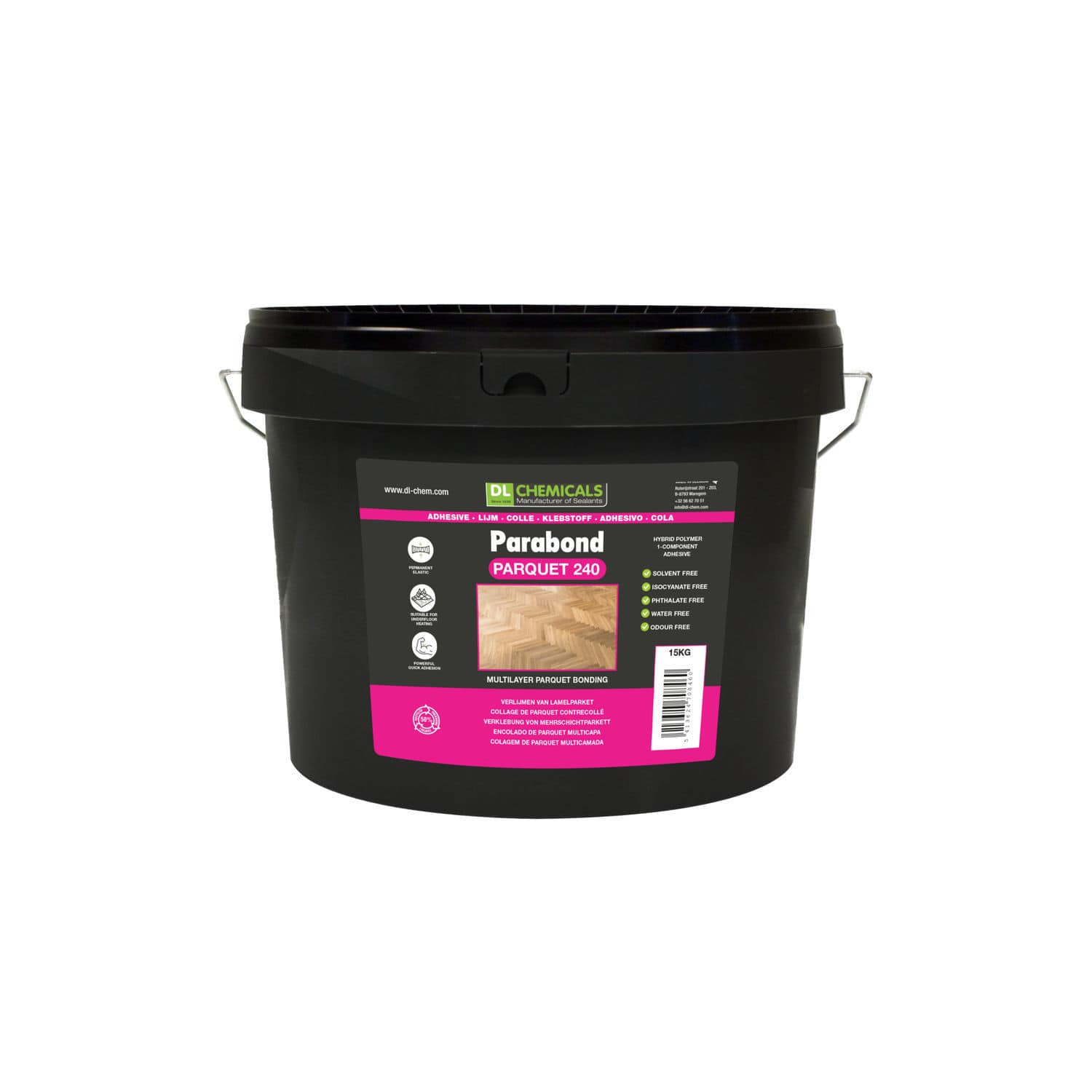 Jointing adhesive paste - PARABOND PARQUET 240 - DL Chemicals ...