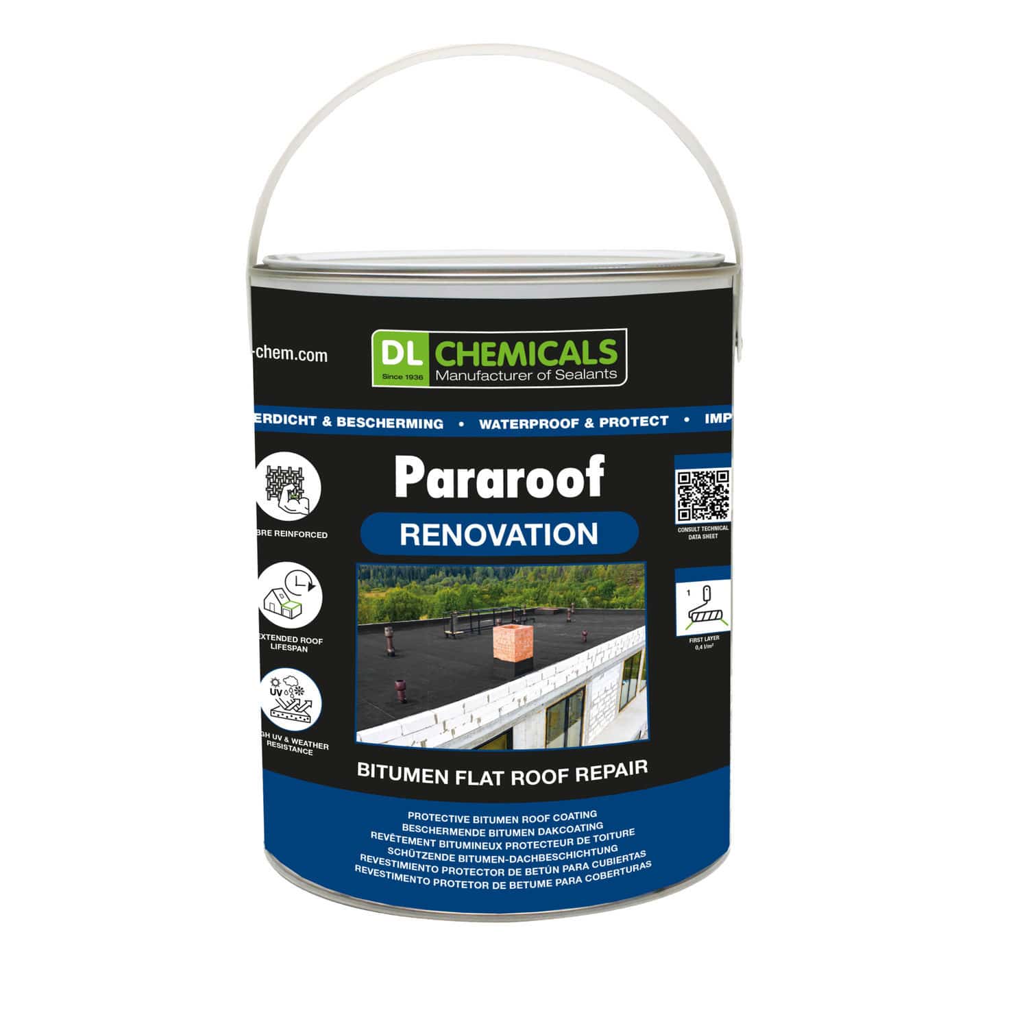 Protective coating - PARAROOF RENOVATION - DL Chemicals - indoor / roof ...