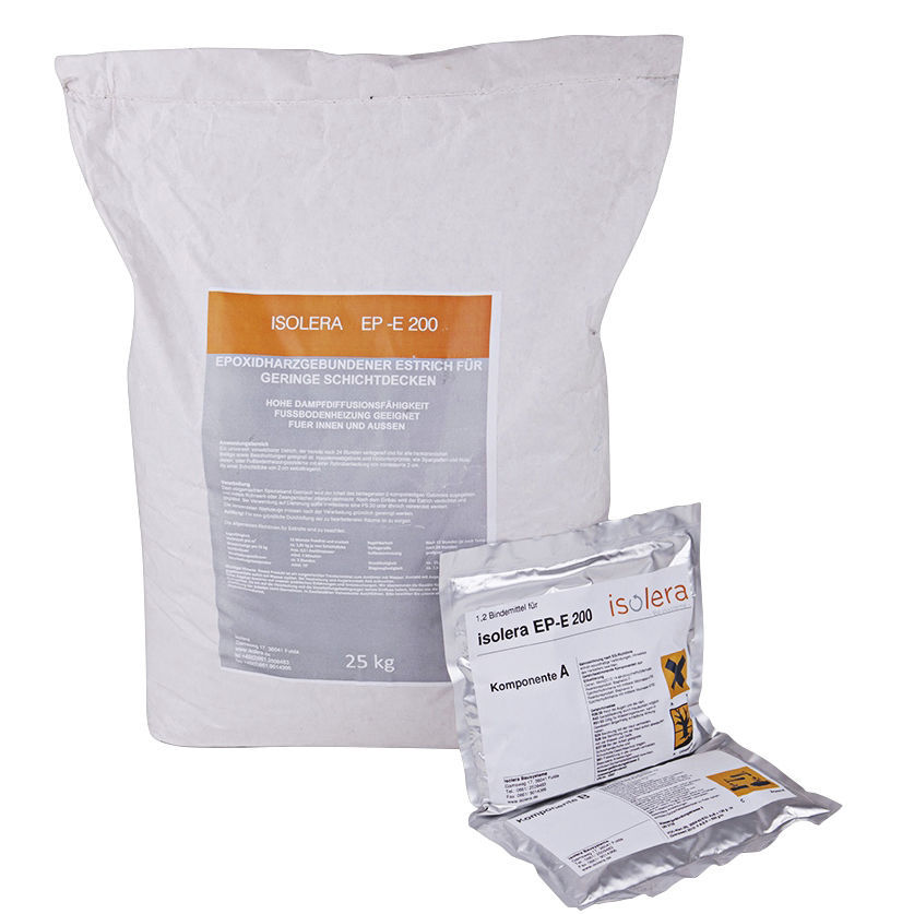 Smoothing mortar - EP-E 200 - isolera - restoration / for thin screed ...