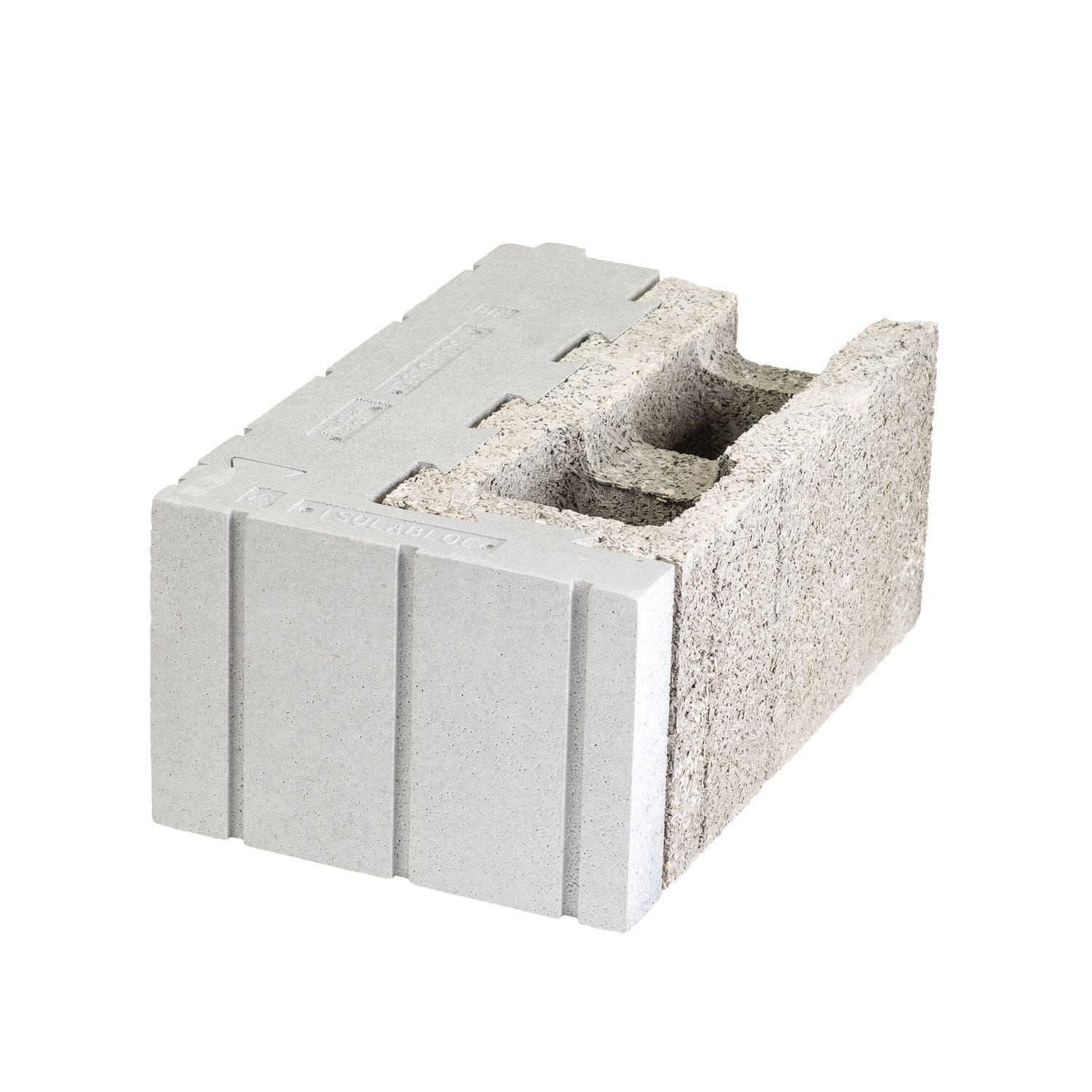 Cement wood shuttering block - TABLEAU - GIE ISOLABLOC - for wall / for ...