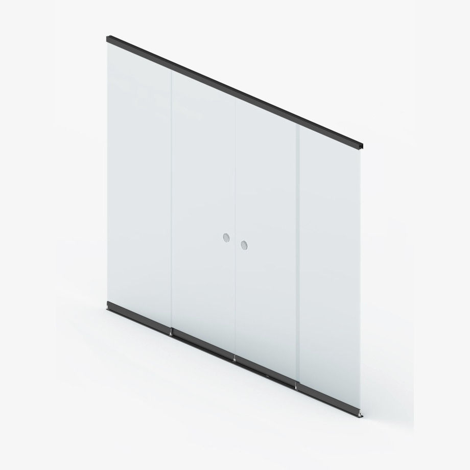 Transparent glass panel - Puro - Sundaze Outdoor - for exterior ...