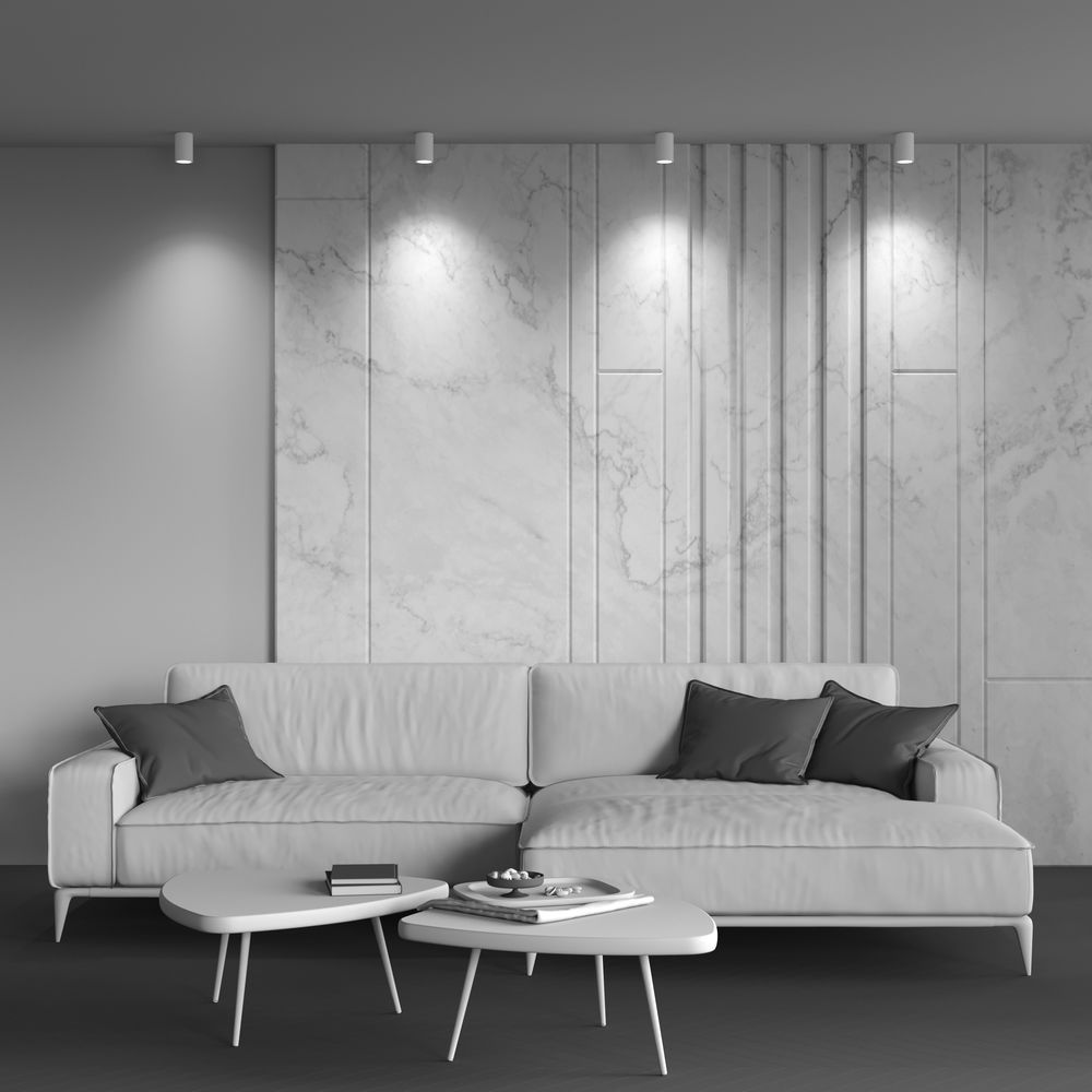 Contemporary ceiling light - ZOOM - Maytoni - round / cast aluminum / LED