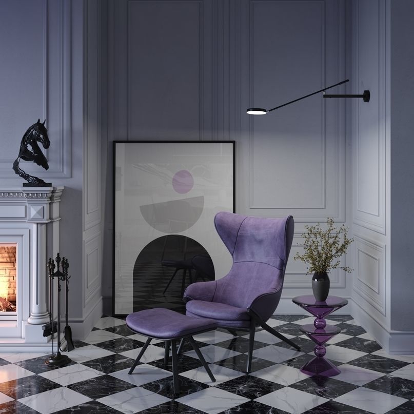 Contemporary wall light - FAD - Maytoni - indoor / metal / cylindrical