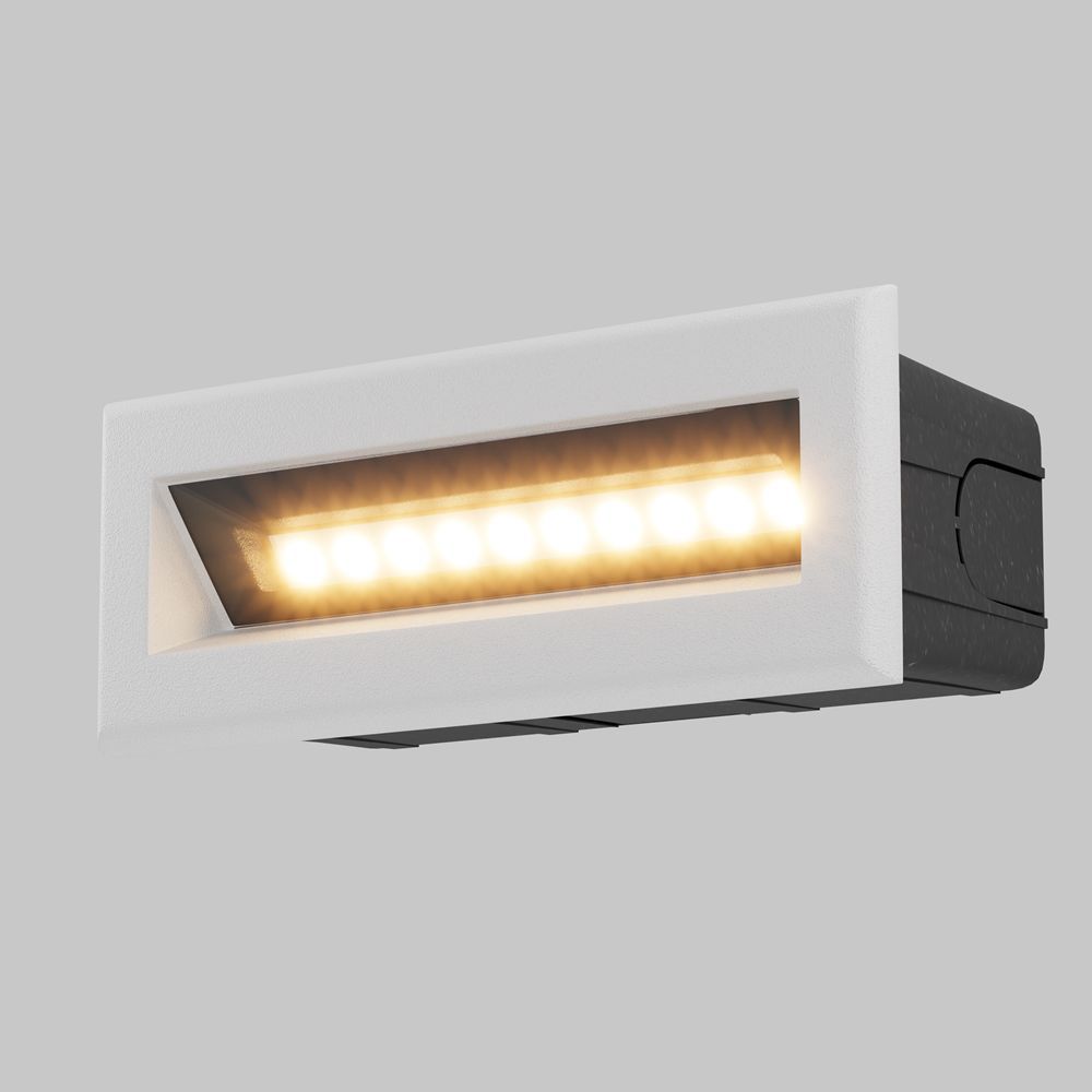 Recessed wall light fixture - BOSCA - Maytoni - LED / rectangular / IP65