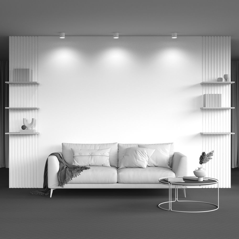 Contemporary ceiling light - HOOP - Maytoni - round / aluminum / LED