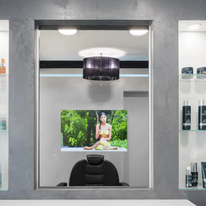 Wall-mounted TV mirror - WM-OFTV191HEVC - WEMOOVE - contemporary ...