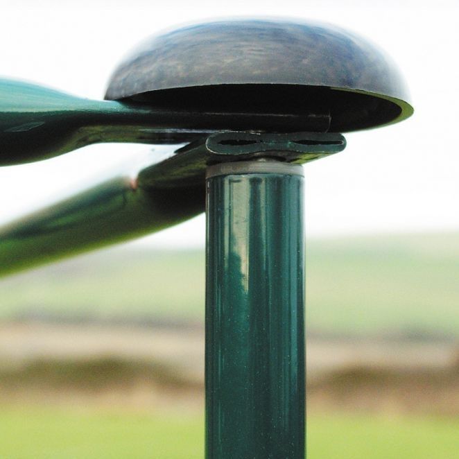 Galvanised steel fence post - Edwards Sports