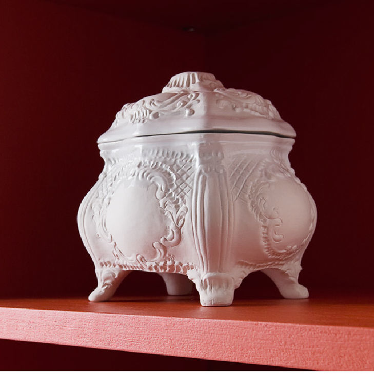 Ceramic storage box - FUTURA 21 - LANDO - with lid