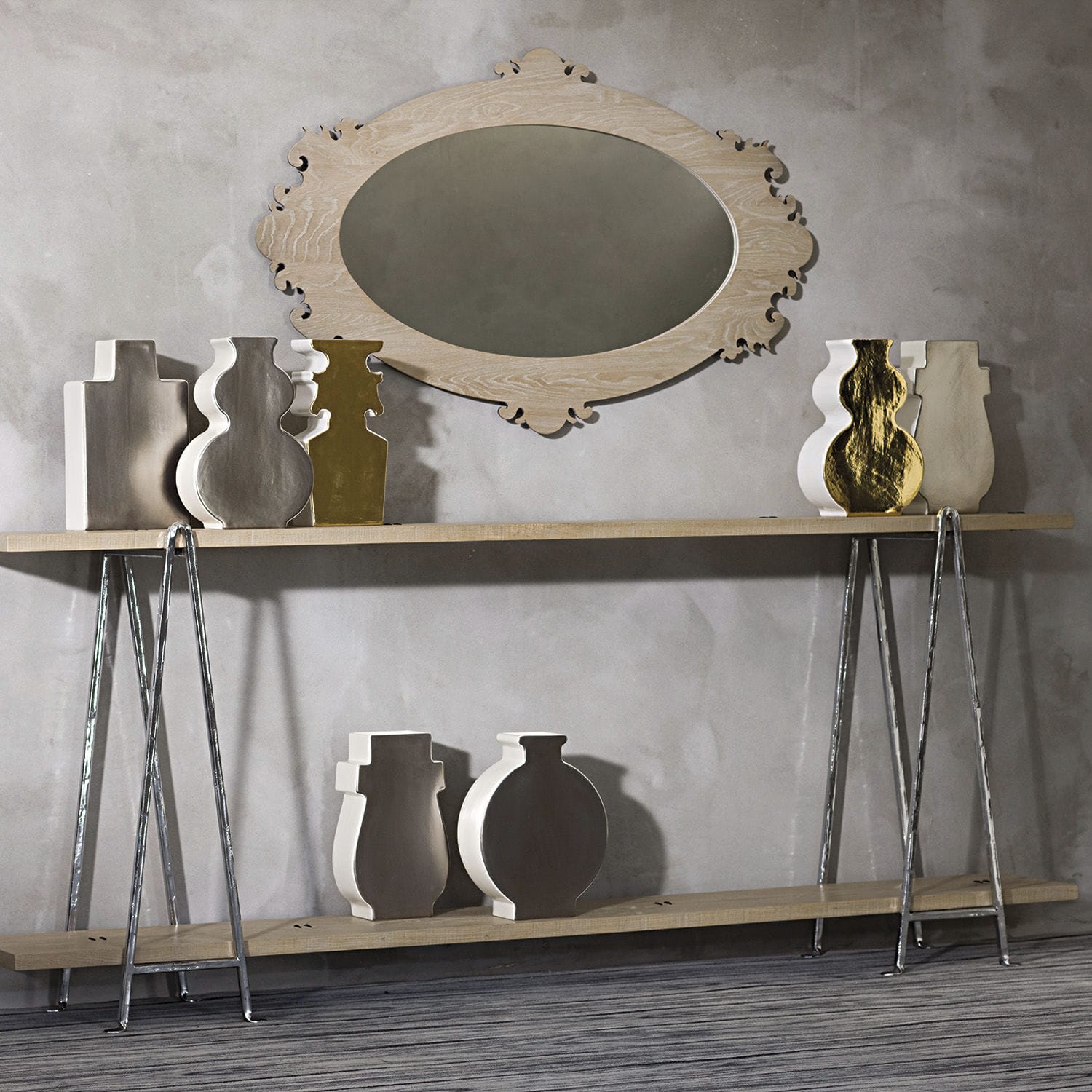 Wall-mounted mirror - LA BELLE - LANDO - for apartment / commercial ...