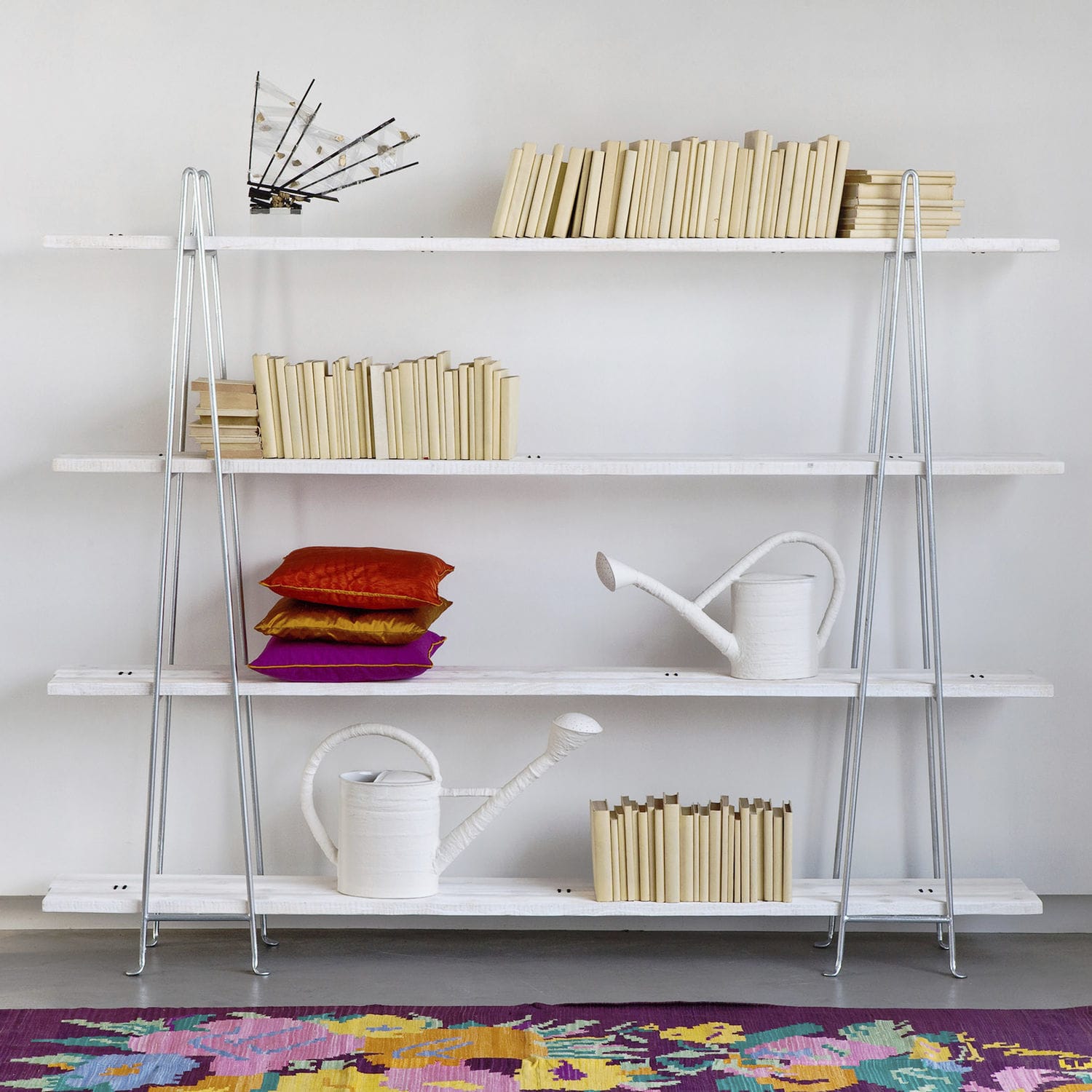 Contemporary shelf - HAUTE COUTURE - LANDO - oak / solid wood / larch