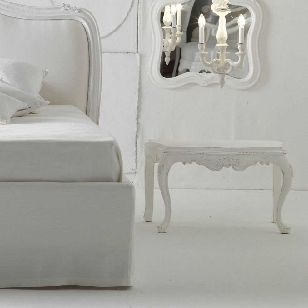 Classic bedside table - FA751 - LANDO - wooden / solid wood base / custom