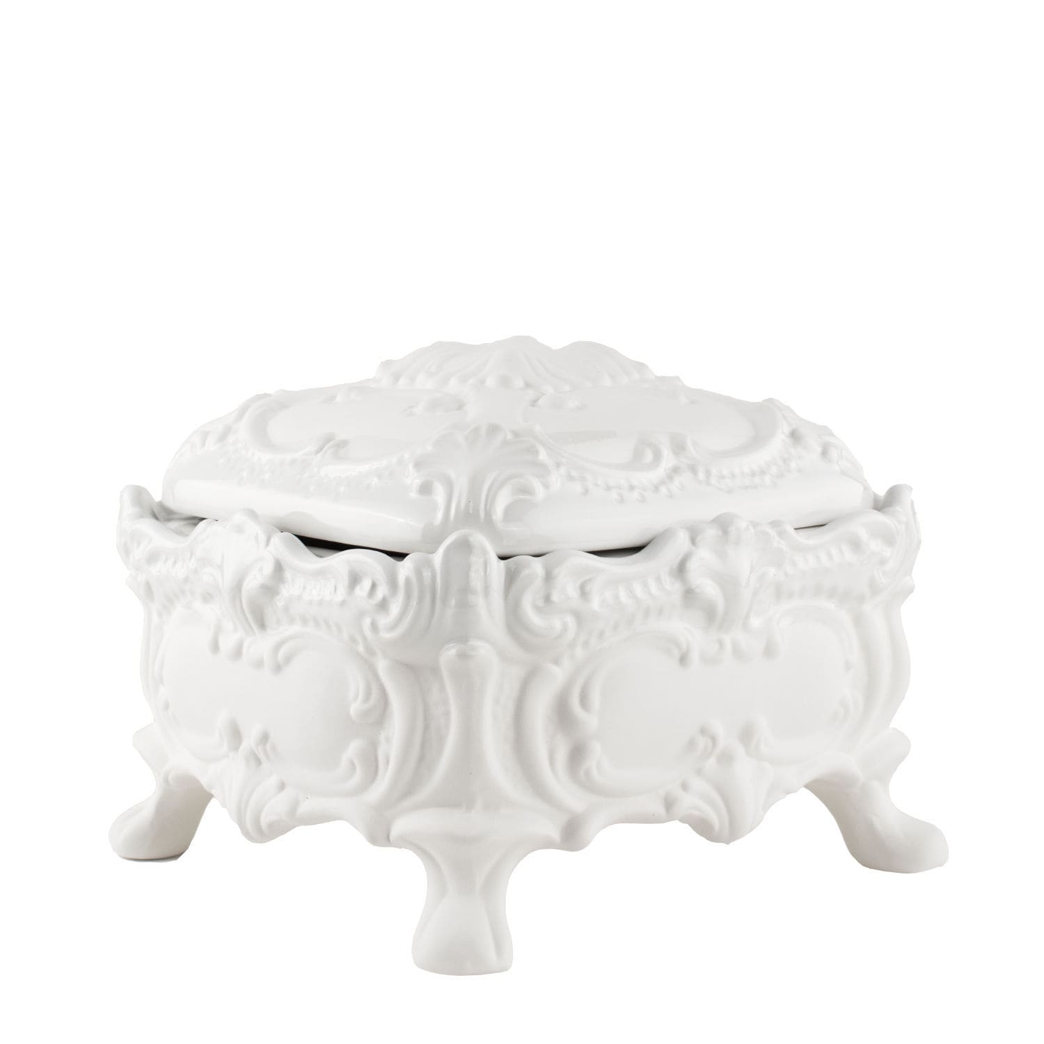 Ceramic storage box - FUTURA 22 - LANDO - with lid