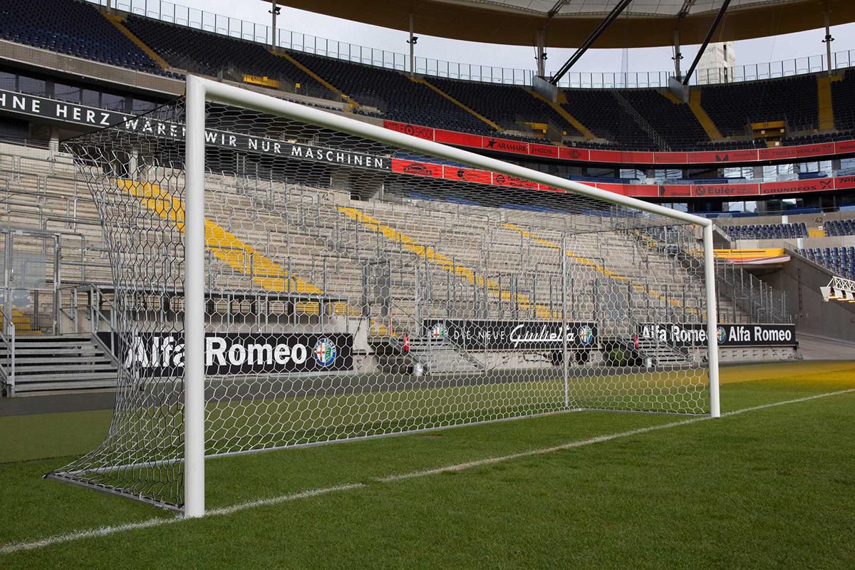 Polypropylene football net - 10133 - SPORT TRANSFER Sp. z o.o. - white ...