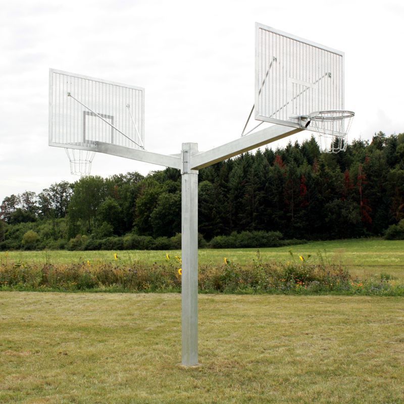 Outdoor basketball stand - 1-29S - Pesmenpol - in-ground / galvanized ...
