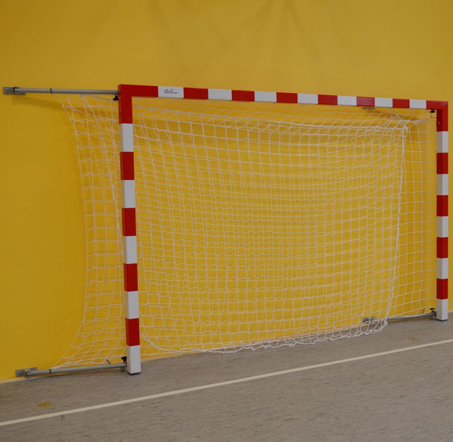 Steel handball goal - 8-04-1 - MTB Group Sp.J. - fixed / white/red ...