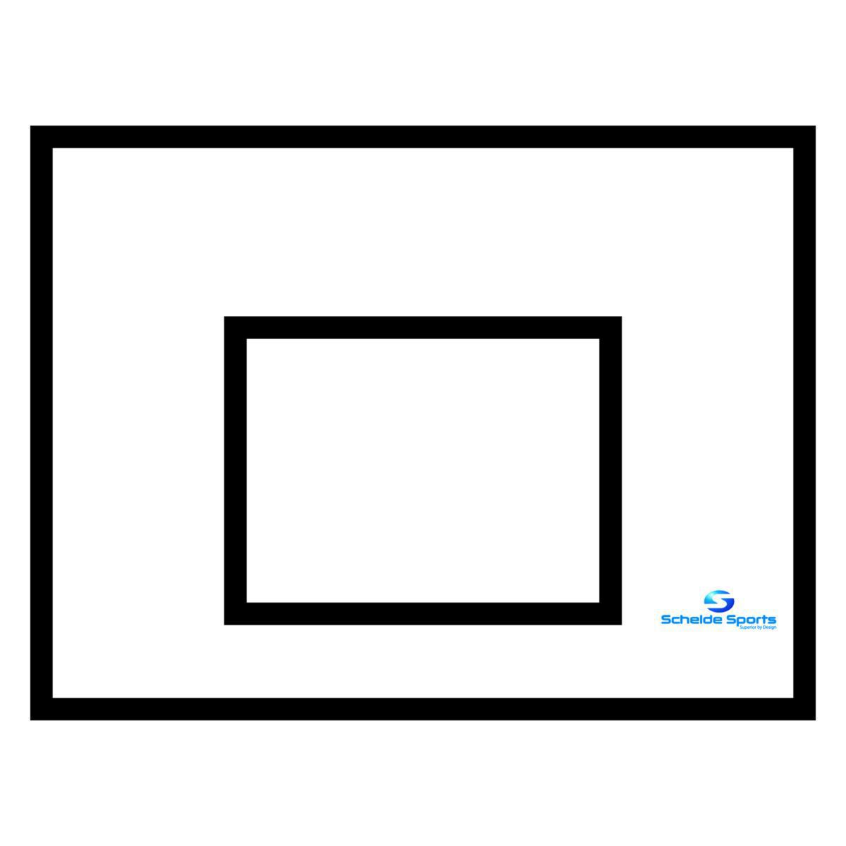 Plastic basketball backboard - 2300465 - Schelde Sports - rectangular ...