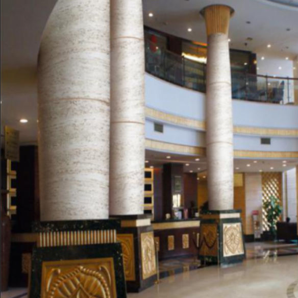 Travertine stone slab - VENATO - PHOMI - for interior / for wall / cladding