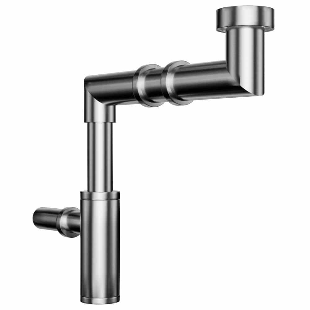 Brushed stainless steel bottle trap - A810-S - NEILUR - satin