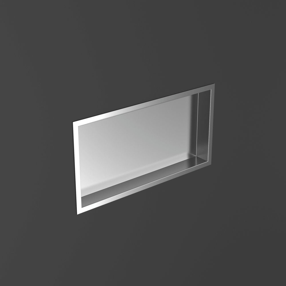 Stainless steel wall niche - T542-S - NEILUR - rectangular / indoor