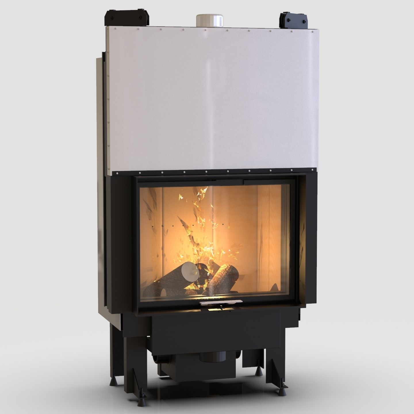 Wood-burning fireplace - Architectural 80 - REGALFIRE S.A - built-in ...