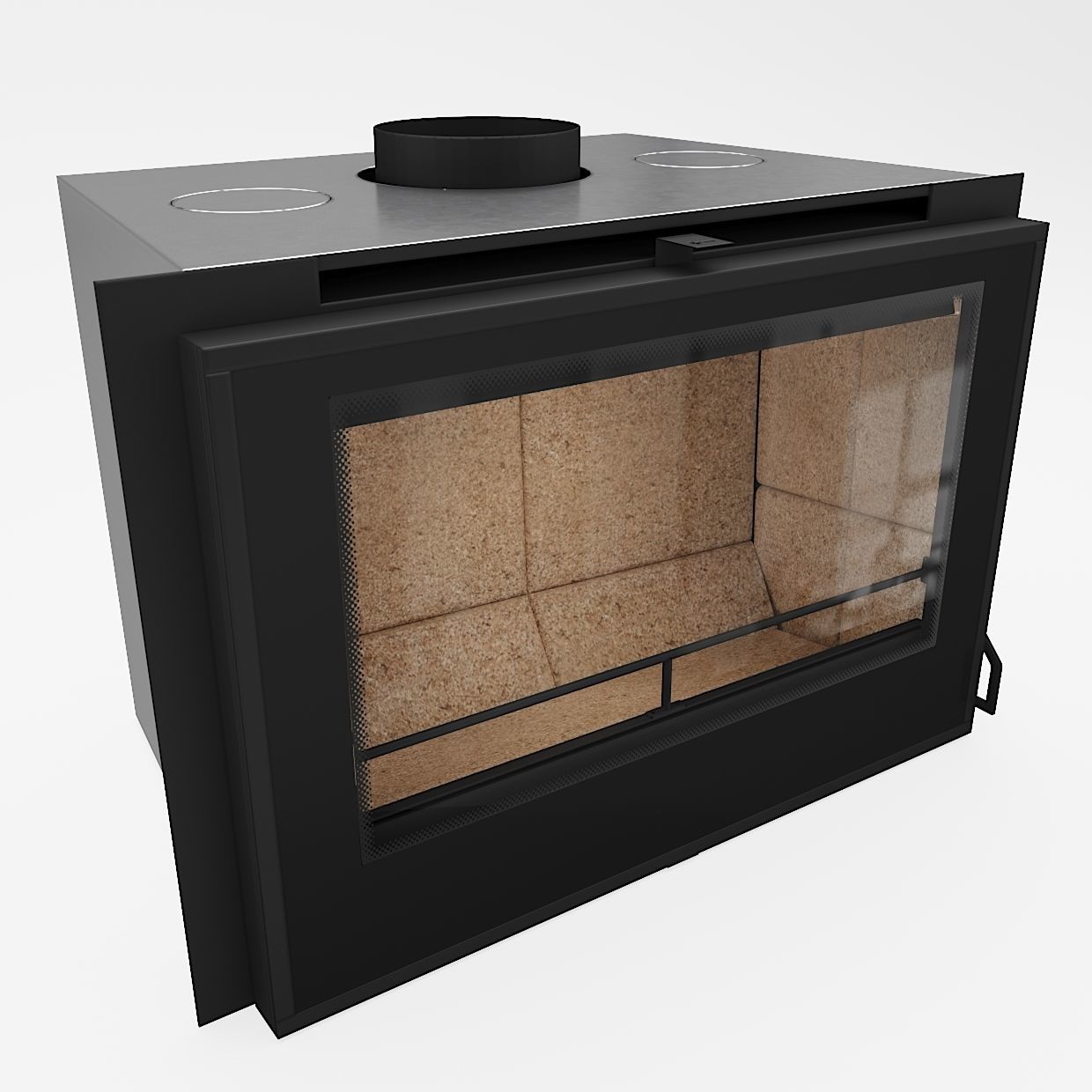 Wood-burning fireplace insert - Insert 77-55 - REGALFIRE S.A - steel ...