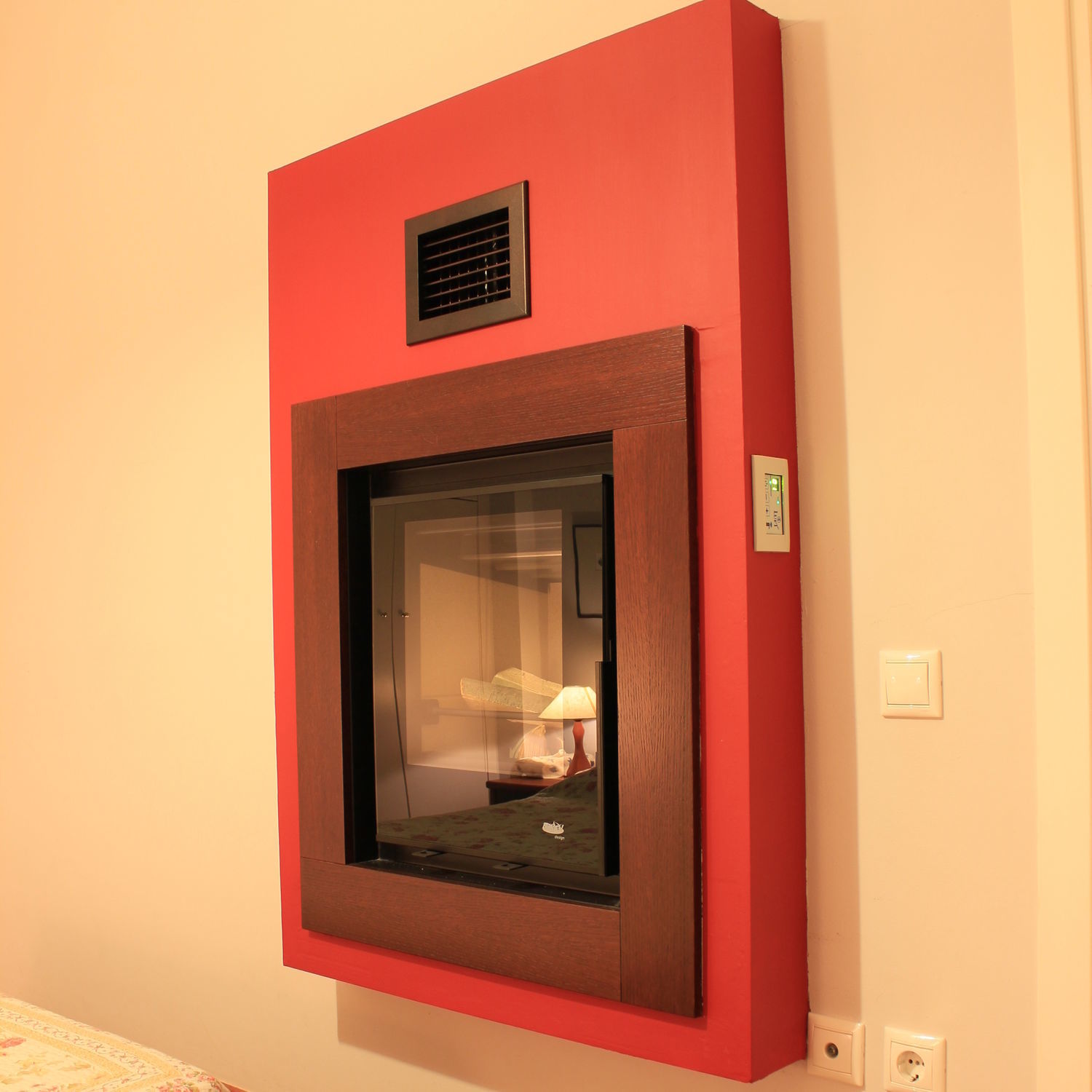 Wood-burning fireplace insert - 48 - 55 - REGALFIRE S.A - steel ...