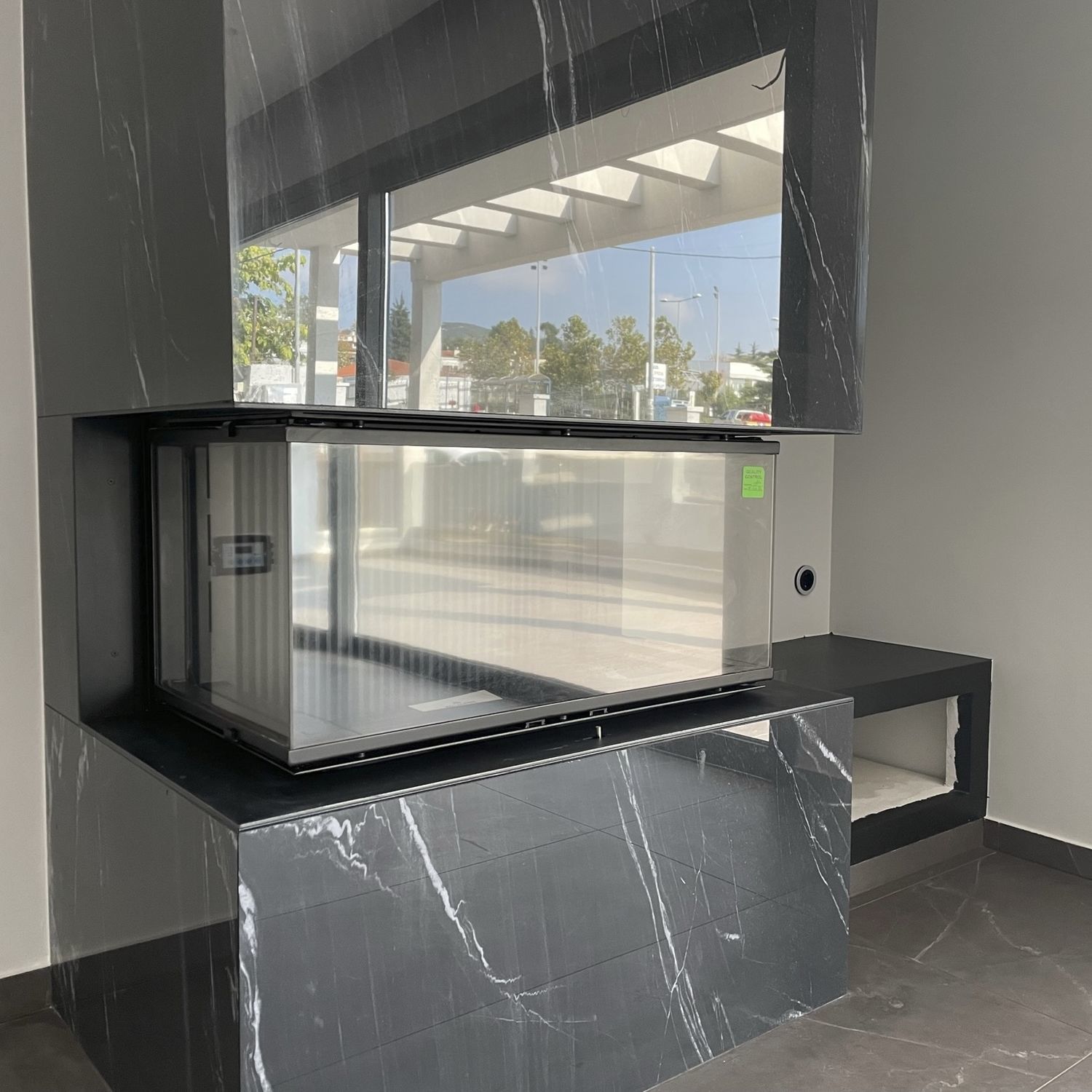 Wood-burning fireplace - Architectural 80x42 - REGALFIRE S.A - built-in ...