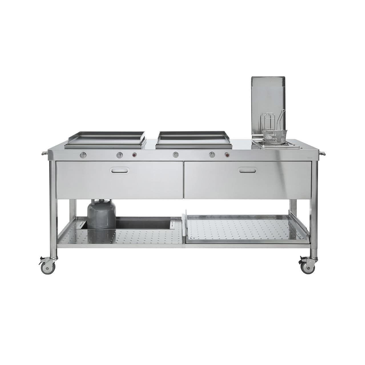 Outdoor kitchen - OUT190-C90+C90/1 - ALPES-INOX - contemporary ...