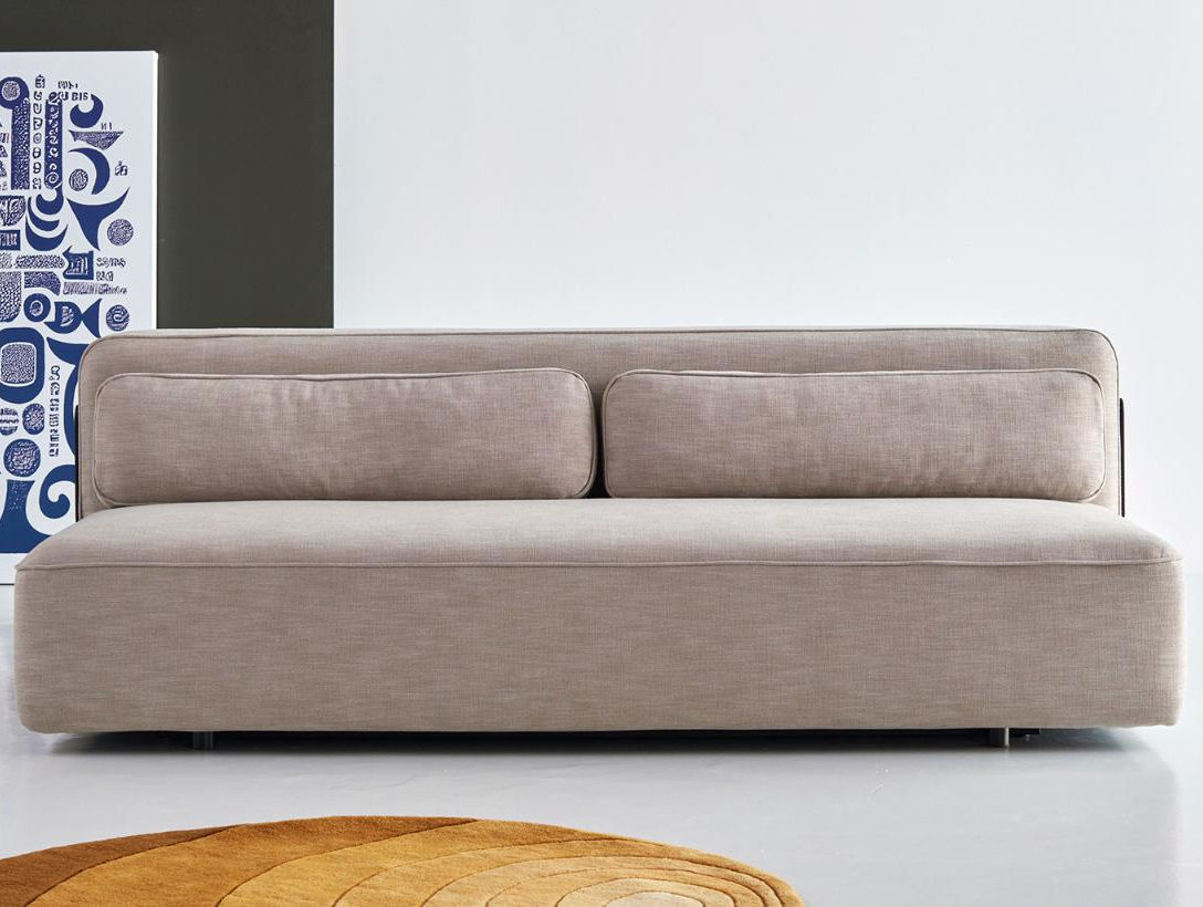 Sofa bed - Yonata - INNOVATION LIVING - gray / brown / beige