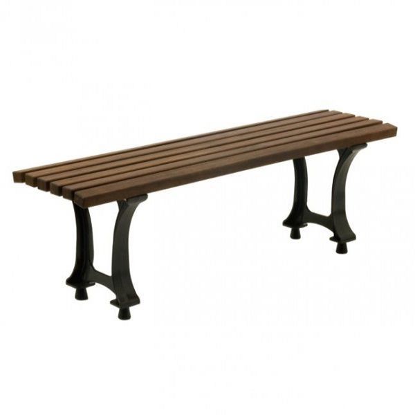 Contemporary public bench - PN040 - irollo srl - wooden / cast iron ...