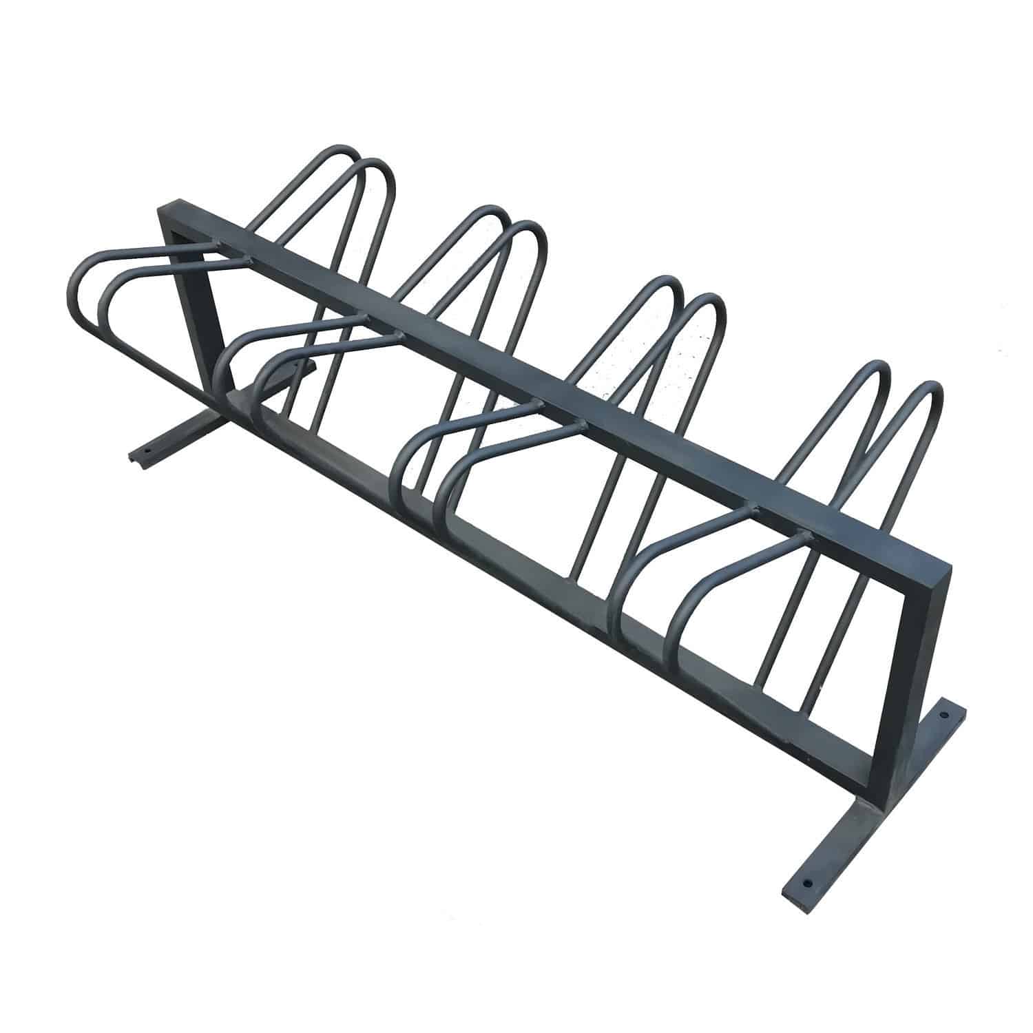 Floor-mounted bike rack - PB014 - irollo - iron / double / vandal-proof