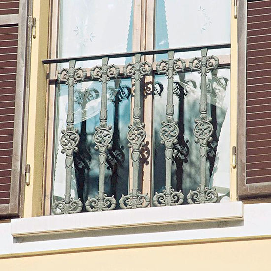 Cast iron balustrade - ER041 - irollo - outdoor / for patio / for windows