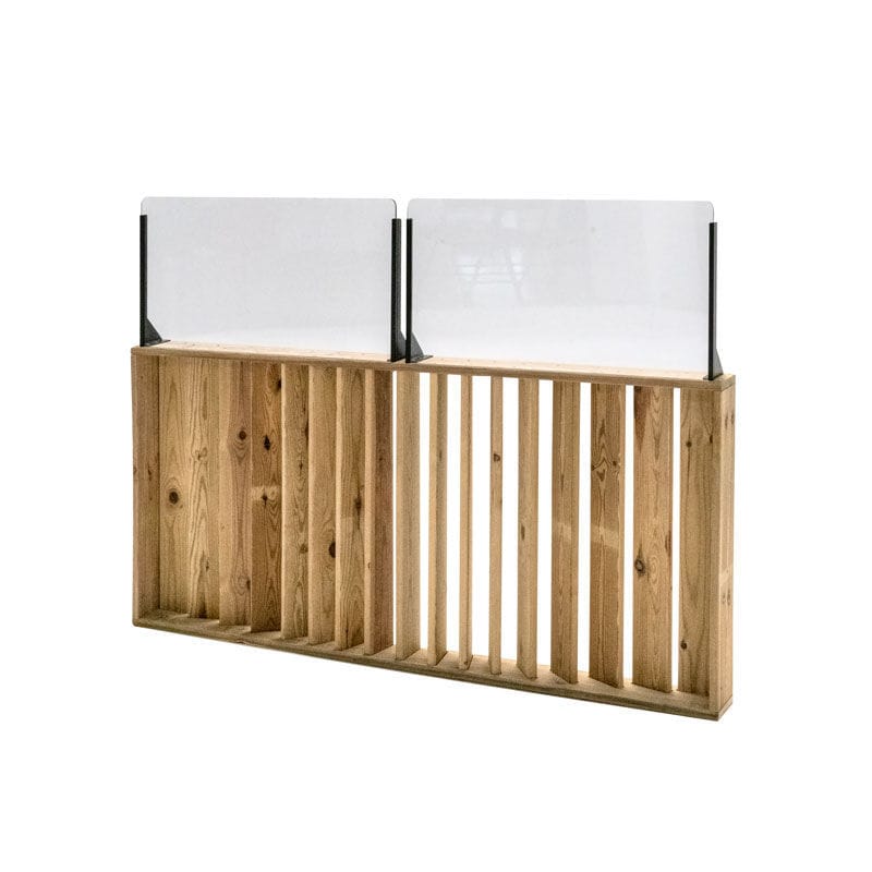 Wooden room divider - BA150PH40 - Hortalia - for restaurant / for hotel ...