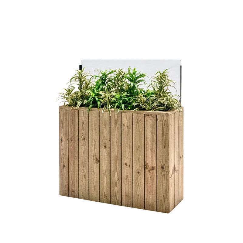 Wooden planter - J100A34PH40 - Hortalia - rectangular / modular / with ...