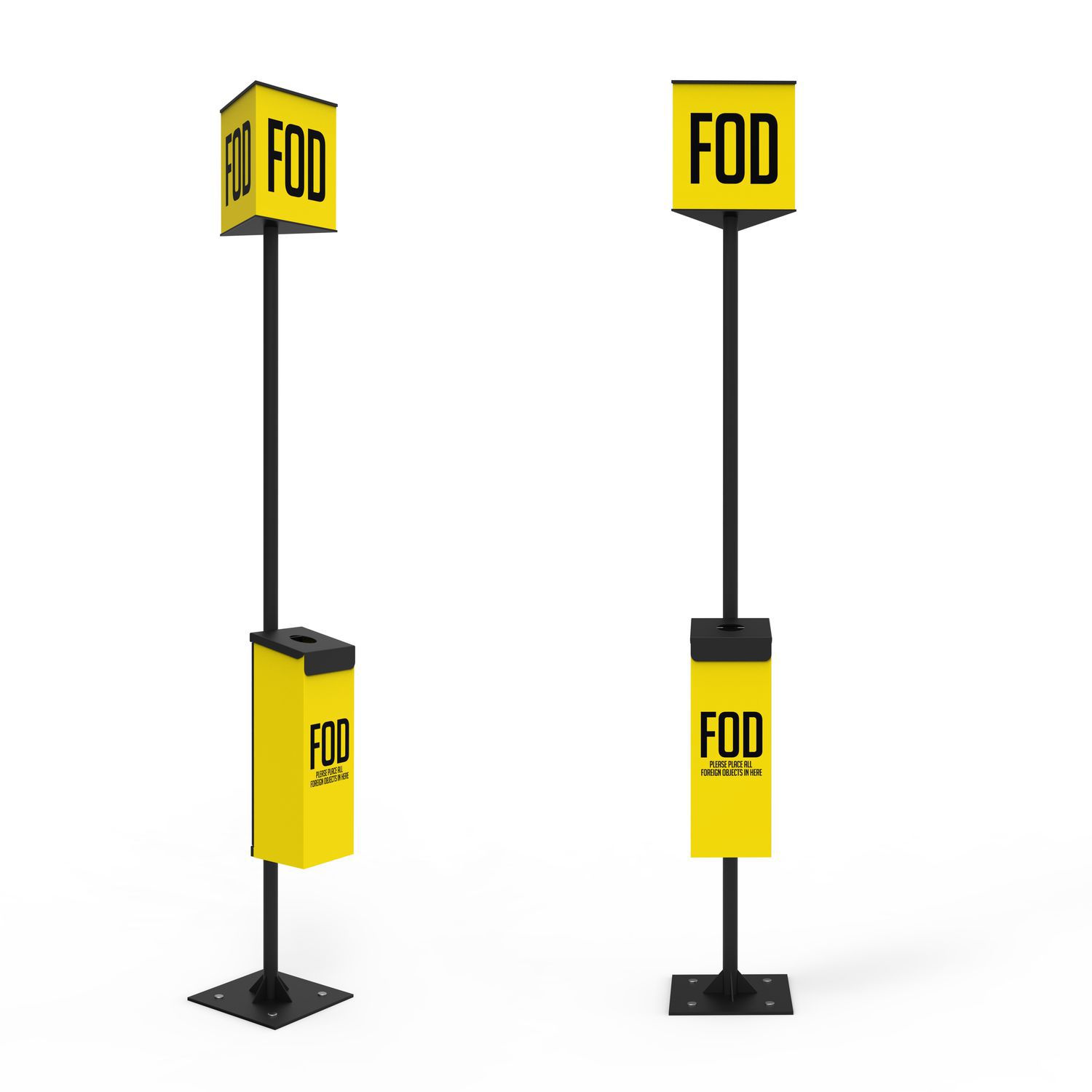 Public trash can - FOD - Stima Belgium - floor-standing / metal / outdoor