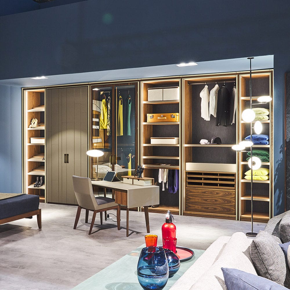 Contemporary walk-in wardrobe - LAGUNA - Casa Covre - painted metal ...