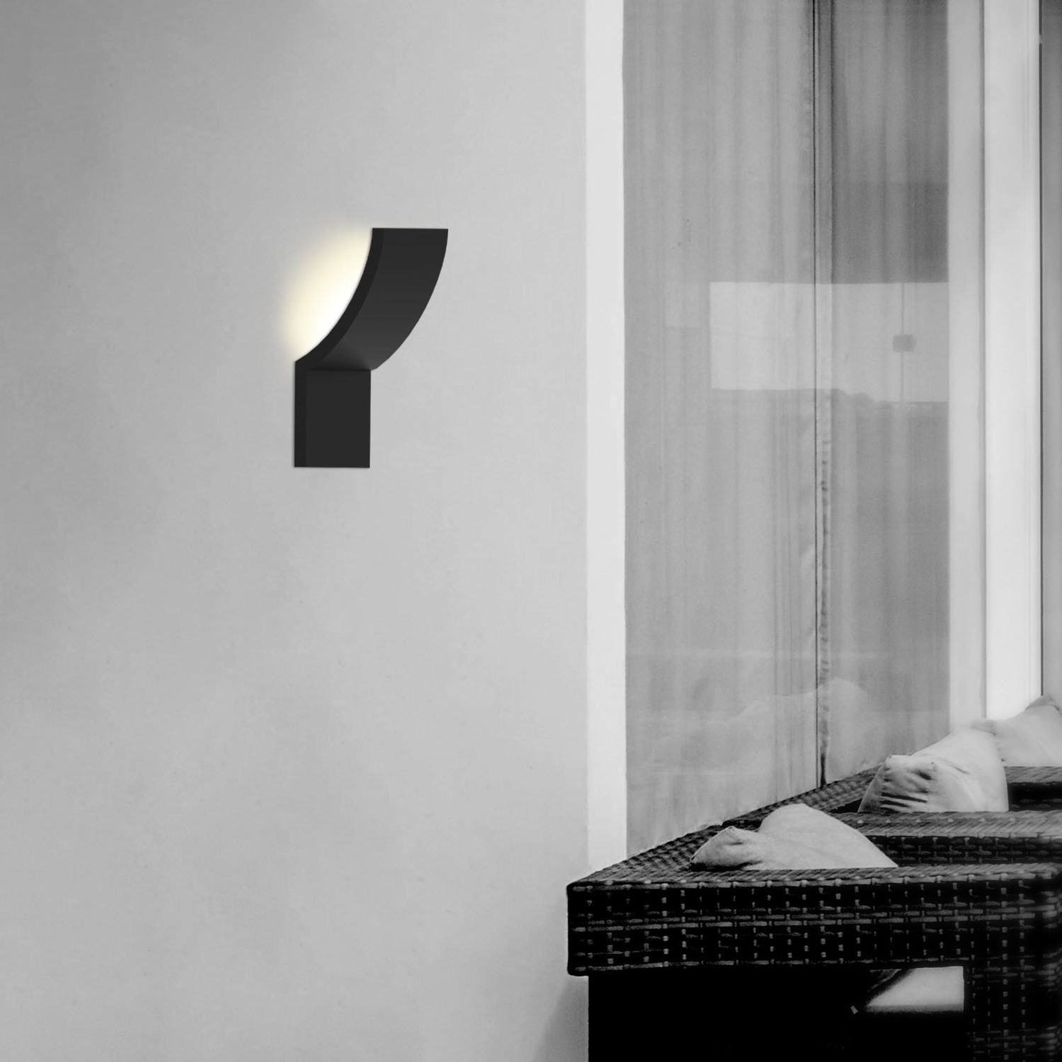 Contemporary wall light - CURVO - Ambiate Lighting - indoor / outdoor ...