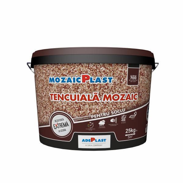 Decorative coating - MOZAICPLAST - AdePlast - indoor / outdoor / floor