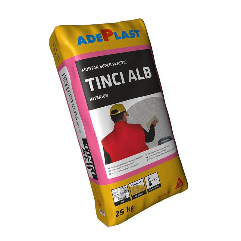 Repair mortar - TINCI ALB - AdePlast - finishing / plasterboard / cement