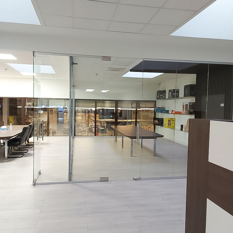 Fixed partition - Transparent Design SRL - glass / commercial / home