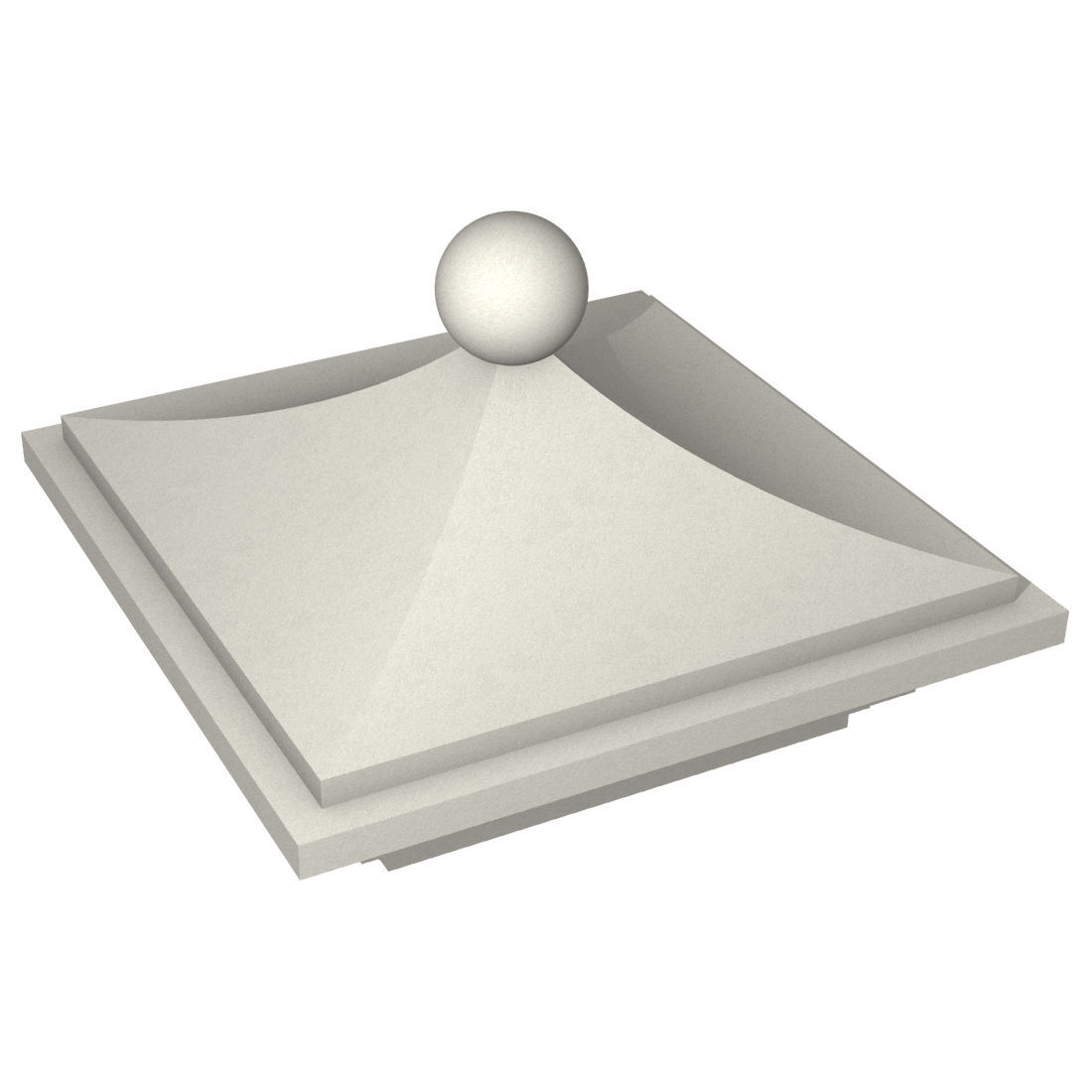 Expanded polystyrene (EPS) capping - EDCP-07 - Eleni Decor - for pillar